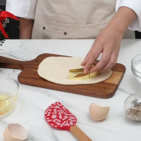 CWC | Kitchen | Cwc Spatula And Cookie Cutter Red And Gold | Poshmark